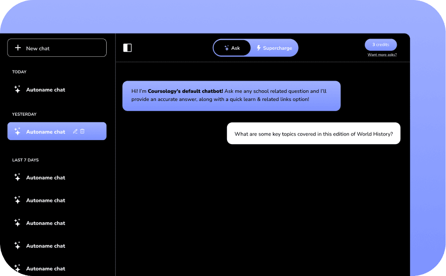 AI Homework Helper | Coursology